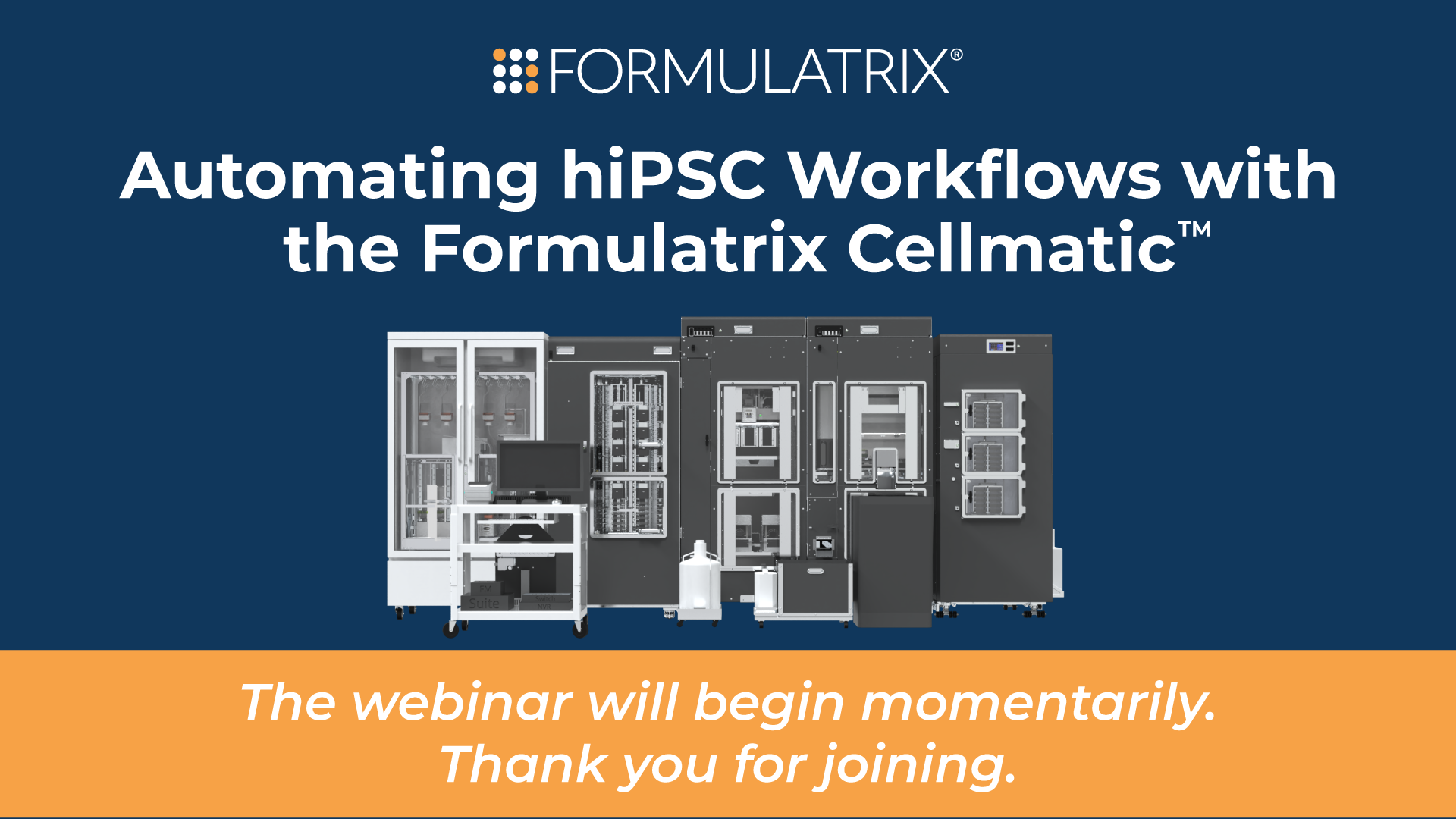 Automating hiPSC Workflows with the Formulatrix Cellmatic - WebinarNinja